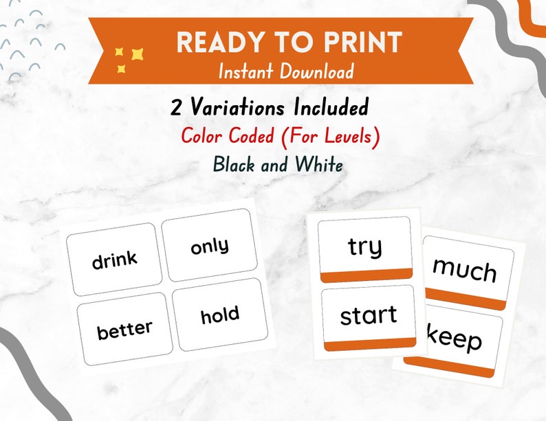 Dolch Third Grade Sight Words Flashcards, Preschool, Montessori ...