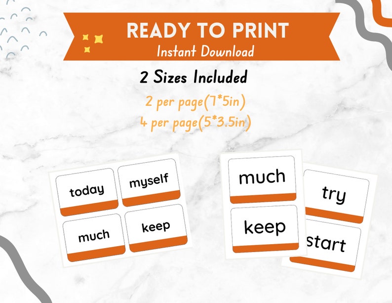 Dolch Third Grade Sight Words Flashcards, Preschool, Montessori ...