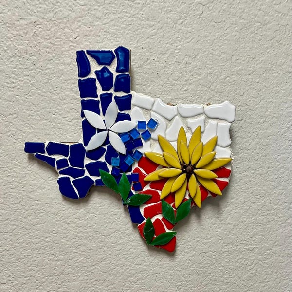 Texas Mosaic - Etsy