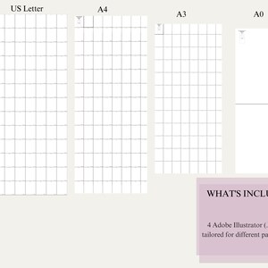 Pattern Layout Template for Seamless Sewing Pattern Formatting - Etsy