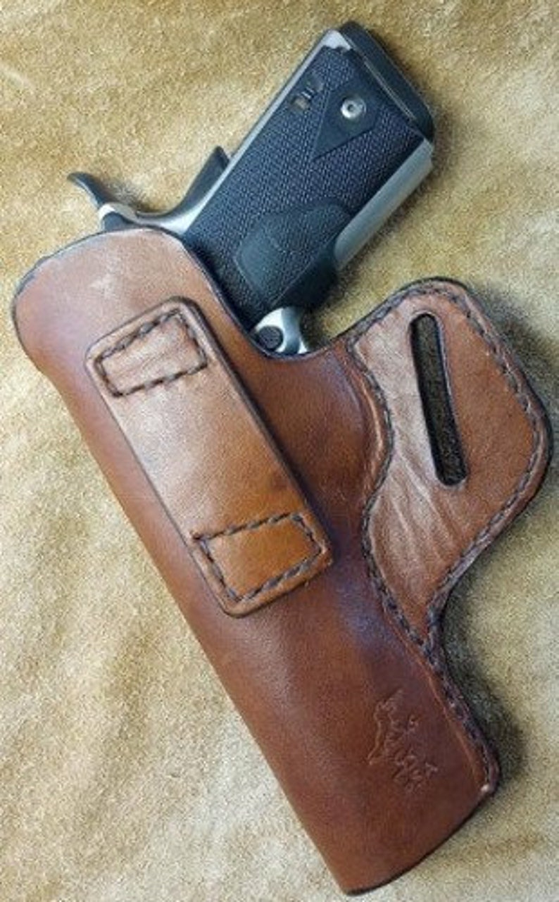 Custom Hand Made 1911 Conceal Carry Hip Holster. Full Size Holster to ...