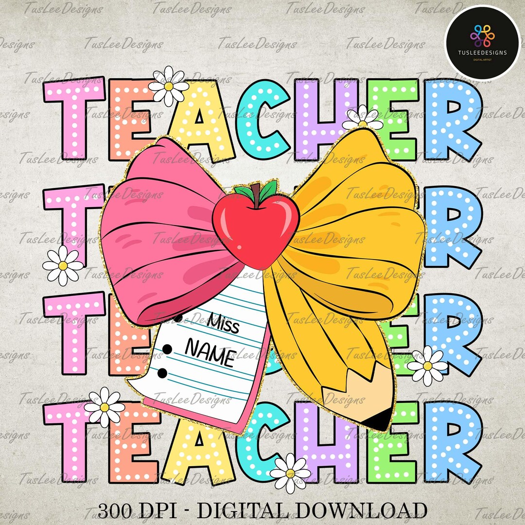 Coquette Teacher PNG, Teacher Appreciation Gift Png, Bruh We Out Png ...