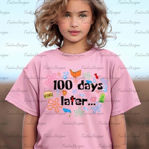 One Hundred Days Later Png, 100 Days of School Png, 100 Days Later Png ...