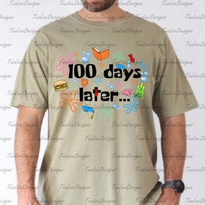 One Hundred Days Later Png, 100 Days of School Png, 100 Days Later Png ...