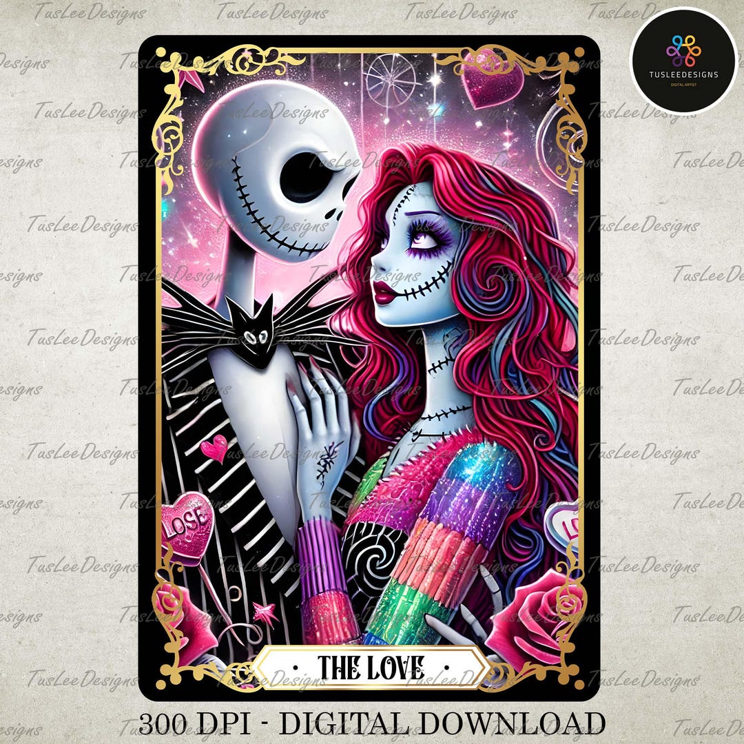 Nightmare Valentine Couple Png, the Lover Tarot Card Png, Horror Movies ...
