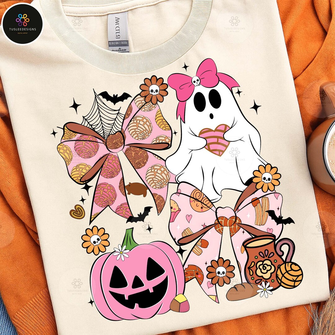 Funny Pantasmas Ghost Pan Dulce Png, Pantasmas PNG, Halloween Mexican ...