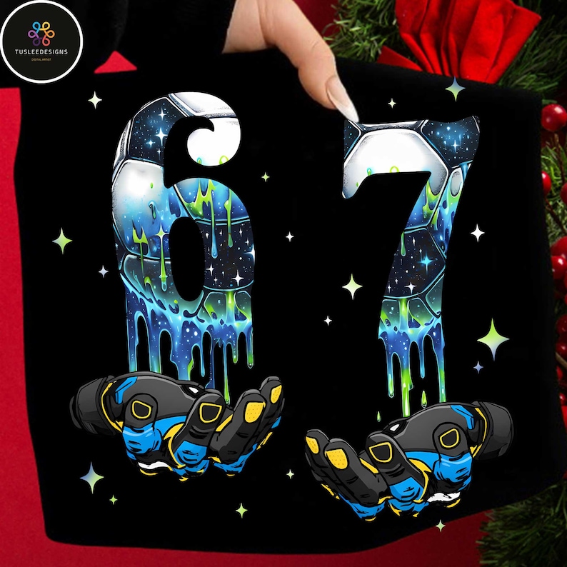 Soccer 67 Six Seven Funny Gen Alpha Meme Drip Png, Cool Football Meme ...