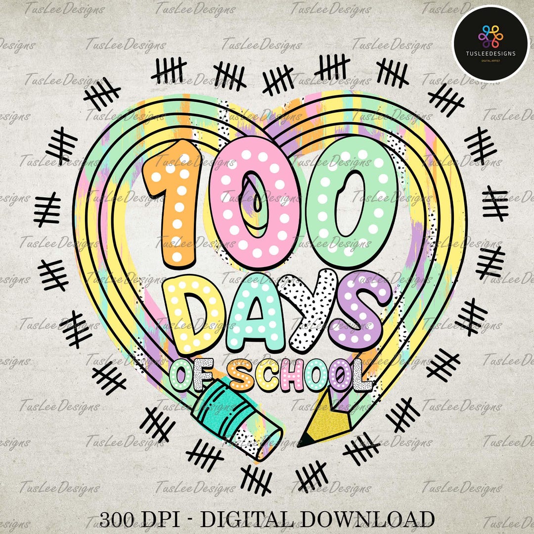 Retro in My 100 Days of School Era Png, 100 Days of School Teacher Png ...