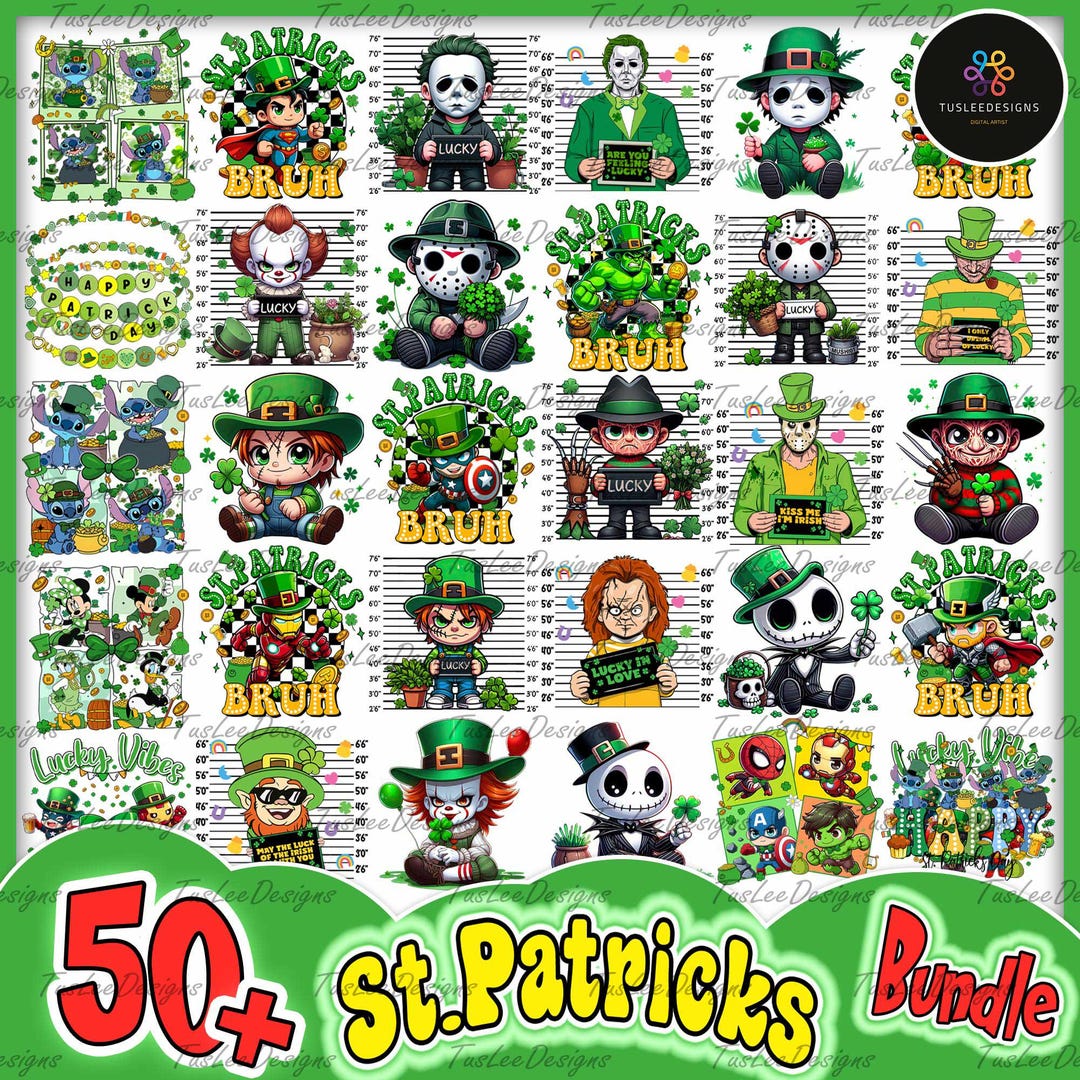 50+st.patricks Day Bundle, St Patrick Png, St.patricks Day Coquette Png ...