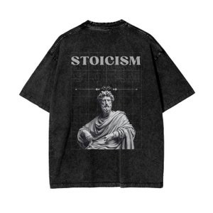 STOICISM - Insanity Acid Wash Oversized Tee - Etsy