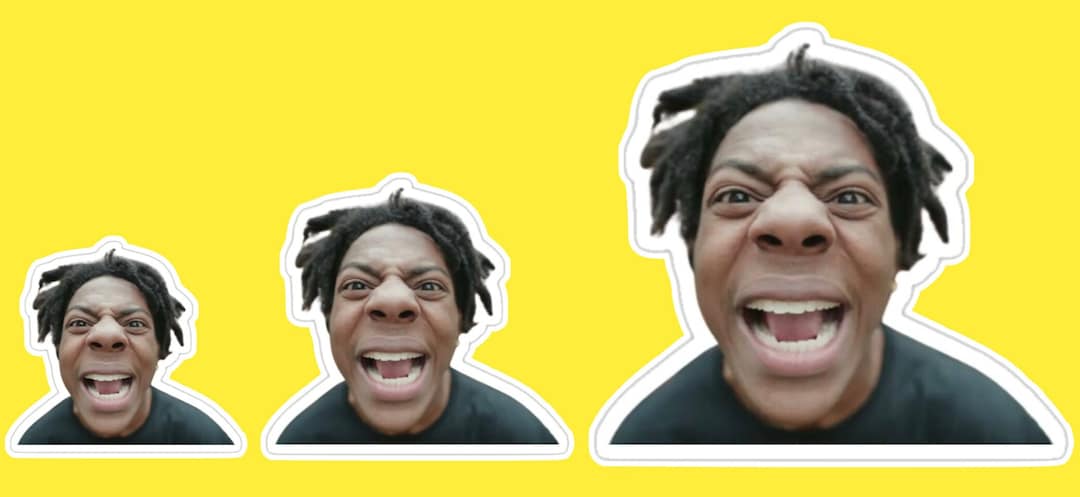 Ishowspeed Sticker, Speed Sticker, Twitch Sticker, Funny Sticker ...