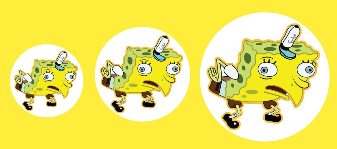 Spongebob Meme Sticker, Spongebob Sticker, Spongebob, Meme Sticker ...