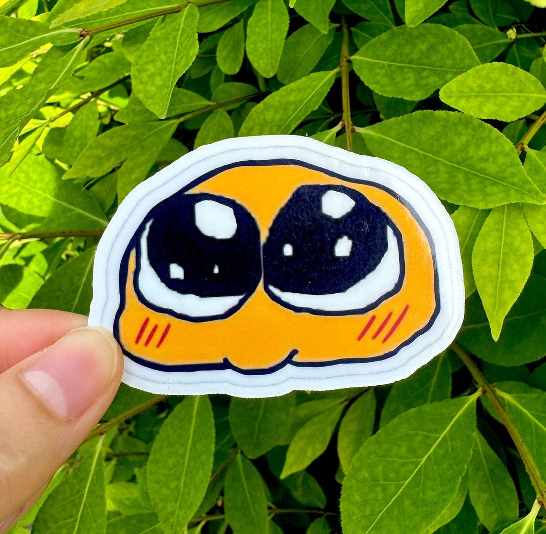 Shy Emoji Sticker, Emoji Sticker, Cute Sticker, Funny Sticker, Phone ...