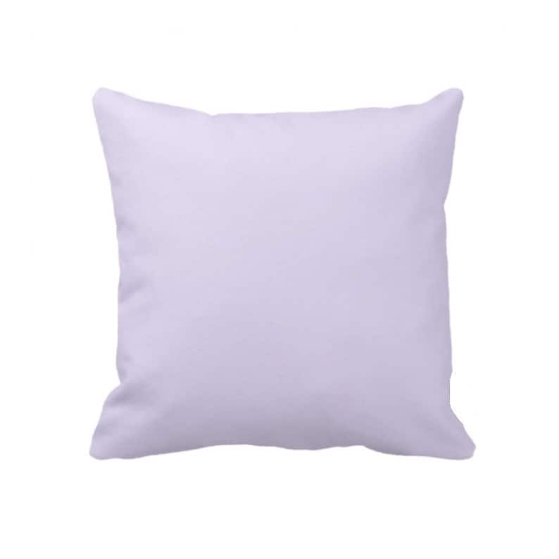 SOLID Soft Lilac Throw Pillow Decorative Pillow Pillow - Etsy