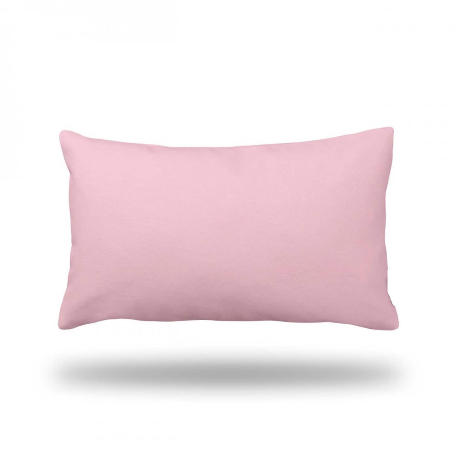 Solid Pastel Pink Throw Pillow Decorative Pillow Pillow - Etsy