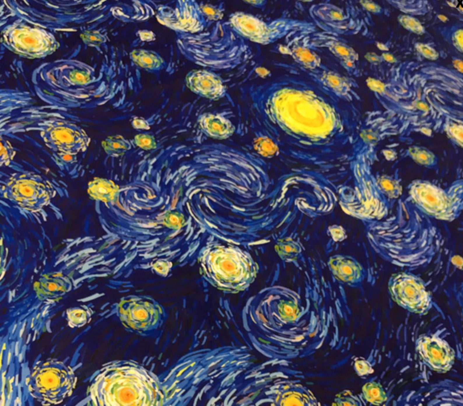 STARRY NIGHT Small RECTANGLE Handmade Tablecloth Measures - Etsy