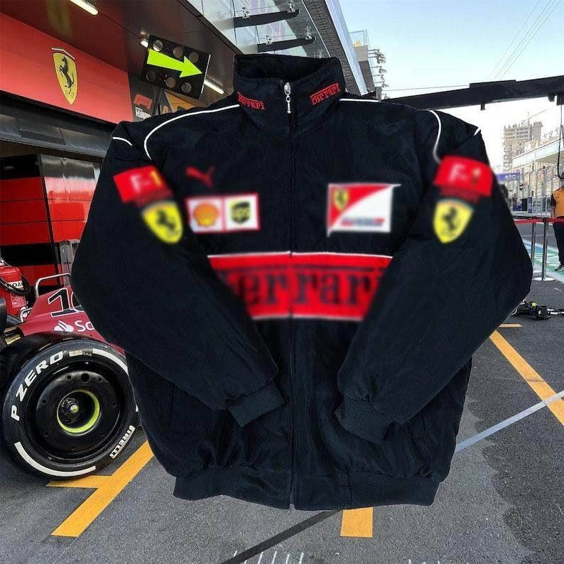 Retro Formula One Racing Jacket, Flying Jacket, Racing Jacket ...
