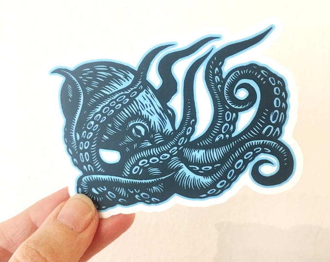 STEM Octopus Giant Pacific Octopus Sticker science Technology ...