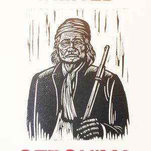 Geronimo Art Print Inspirational Wall Art Historical Art - Etsy