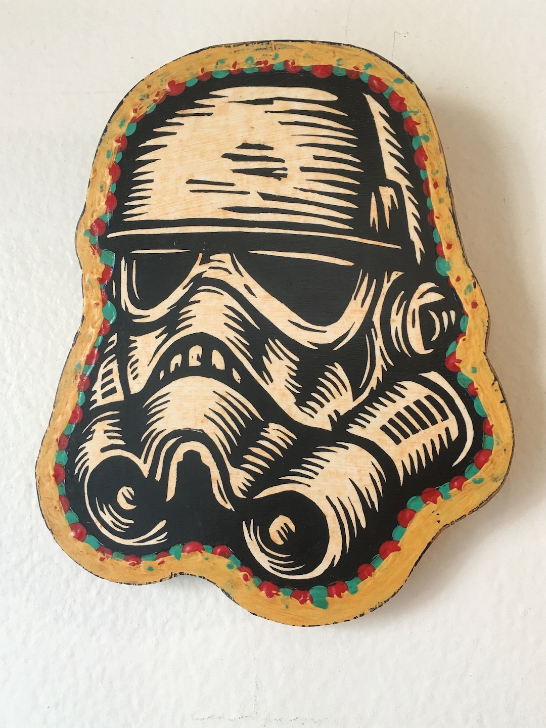 Storm Trooper Wall Art - Gift for Dad or Star Wars Fan - Sci-fi Artwork ...