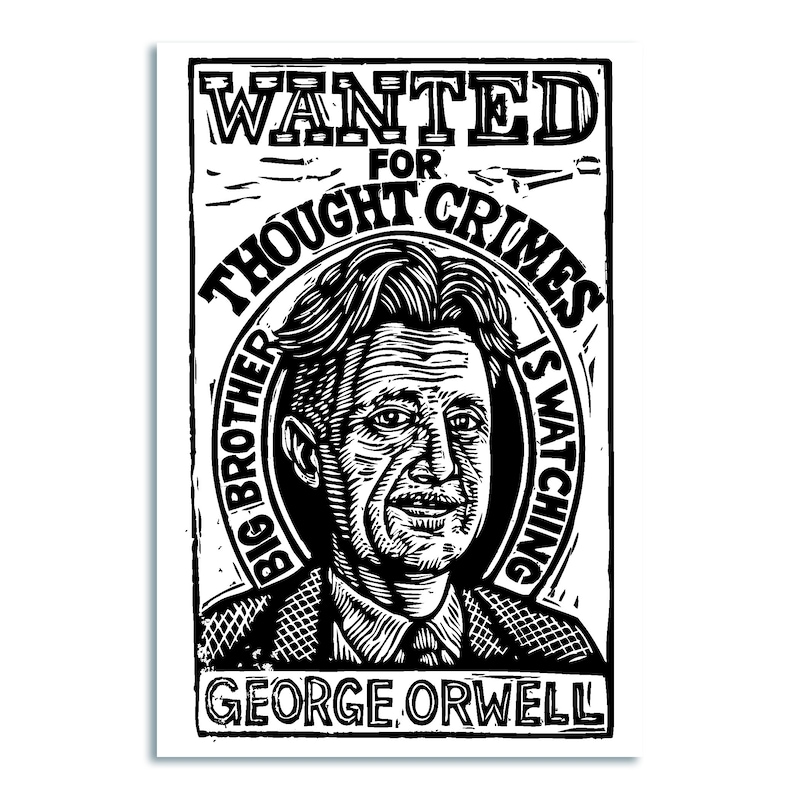 1984 George Orwell Poster - Etsy