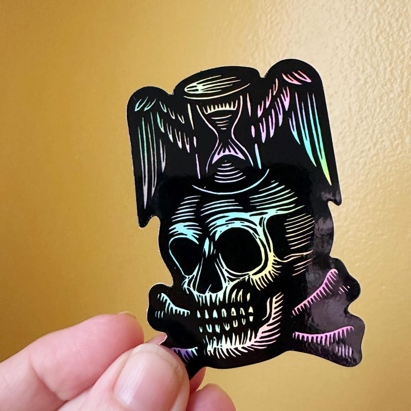 Memento Mori Stickers - Etsy