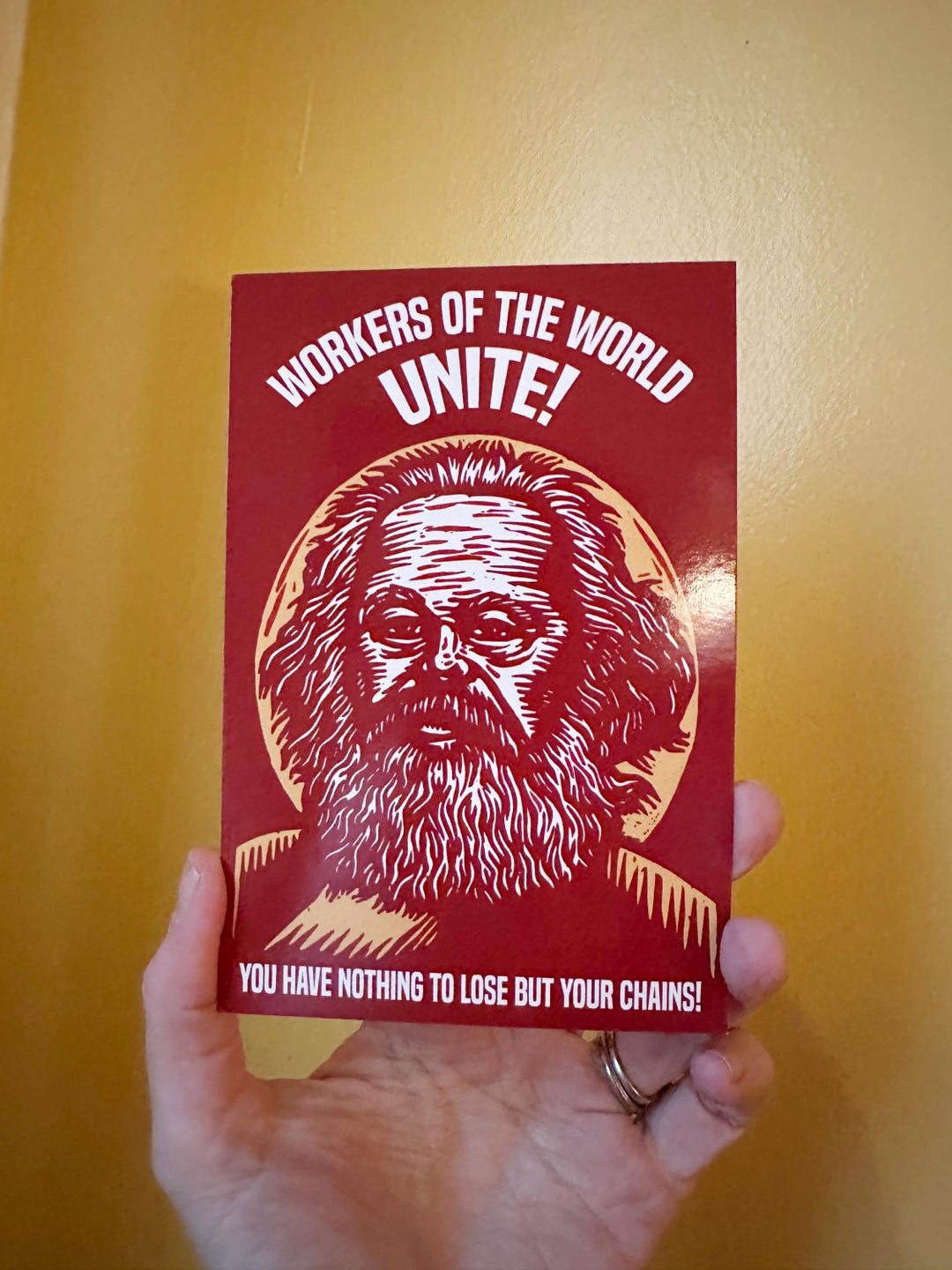 Karl Marx Postcard - Workers of the World Unite - 4x6 Postcards - Etsy