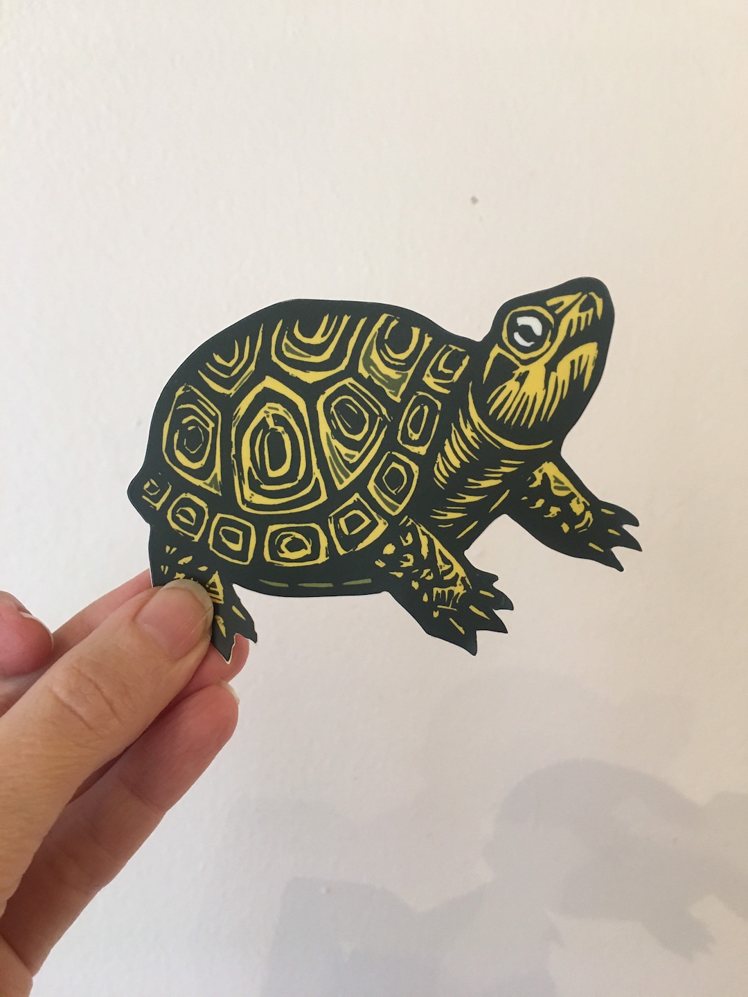 Turtle Waterproof Vinyl Sticker, Turtle Sticker for Laptop, Turtle ...