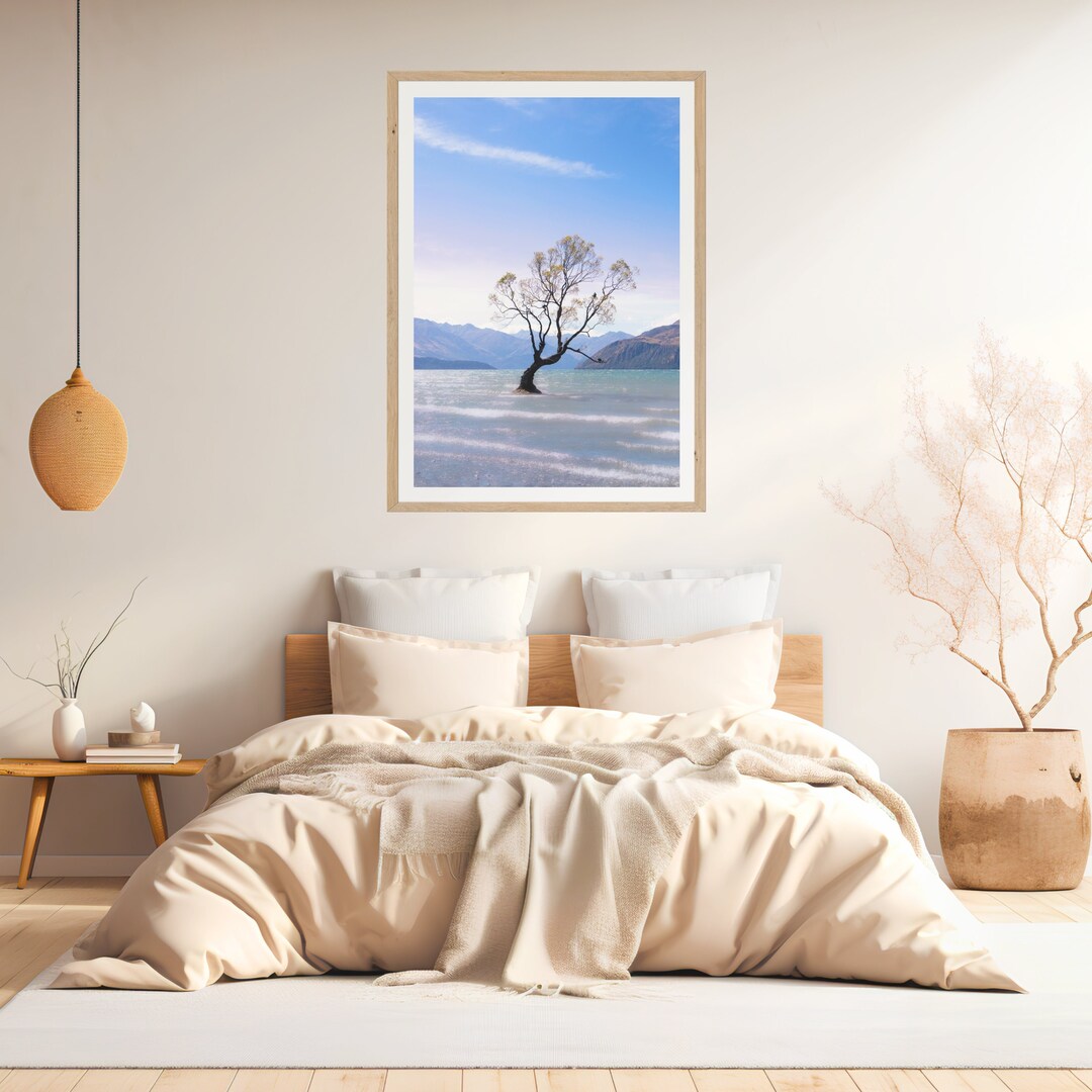 That Wanaka Tree Print | New Zealand Travel Photography, Mountain, Lake ...