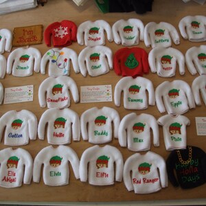Personalized Elf Face Fleece Sweater Jumper for Elf, Pixie, or Fashion ...