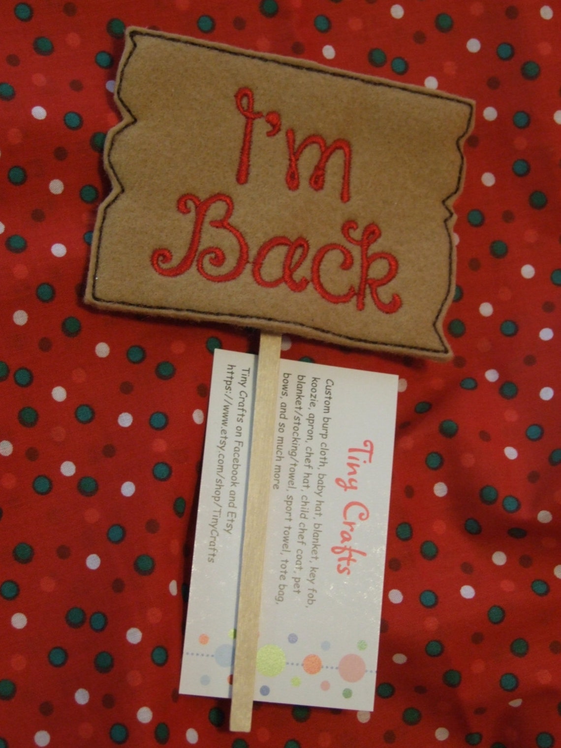 I'm Back OR We're Back Sign to Announce the Return of - Etsy