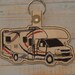 Class C Motorhome Camper Glamping Trailer Key Fob Chain Ring Tag Snap ...