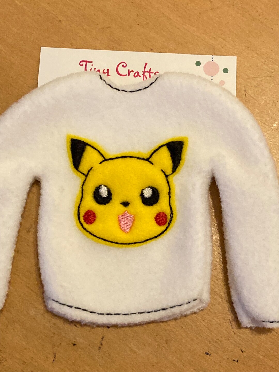 Pikachu Pokemon Inspired Fleece Sweater Jumper for Elf Pixie - Etsy