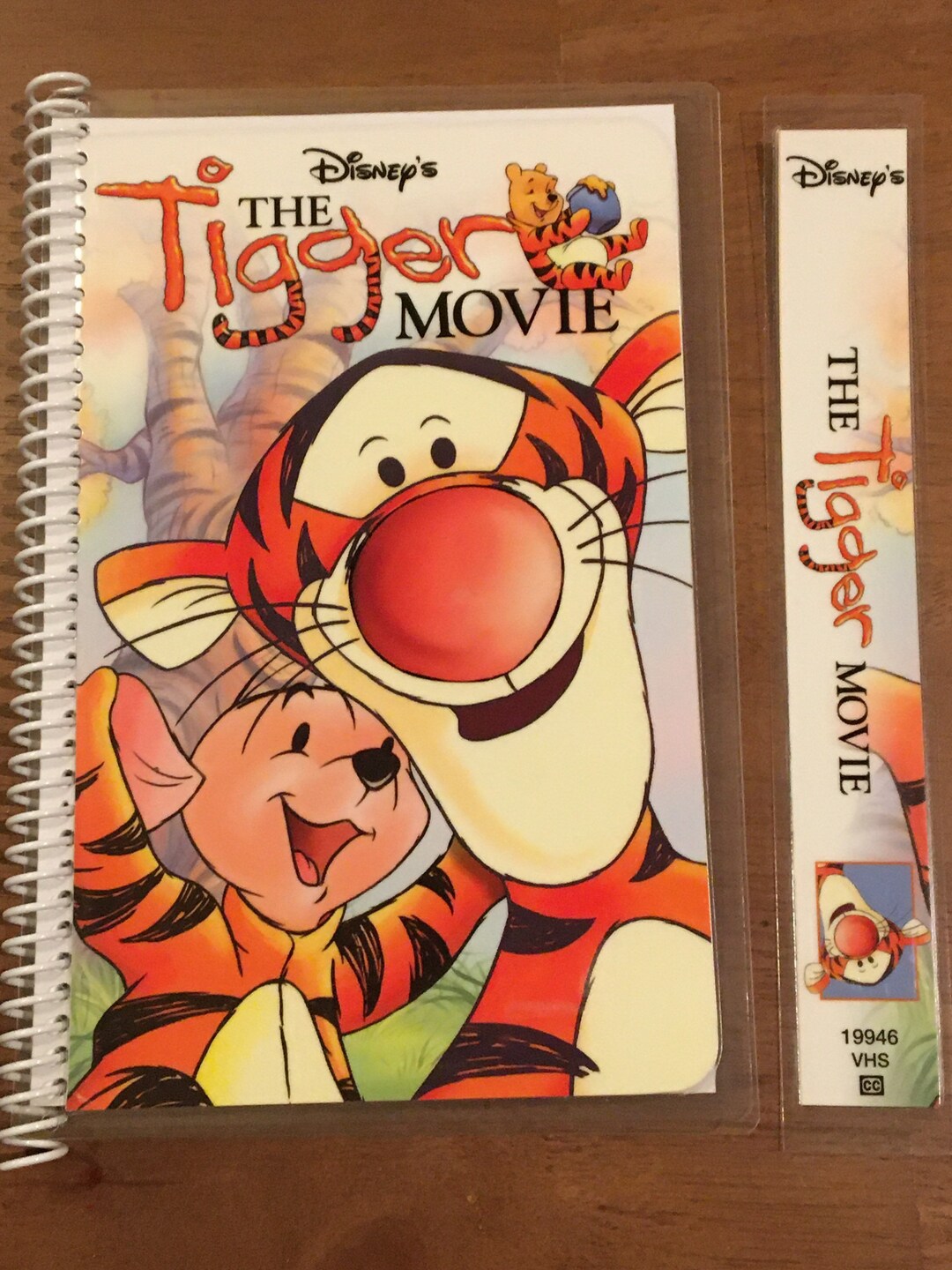 Upcycled VHS the Tigger Movie Movie Notebook, Journal, Sketch ...