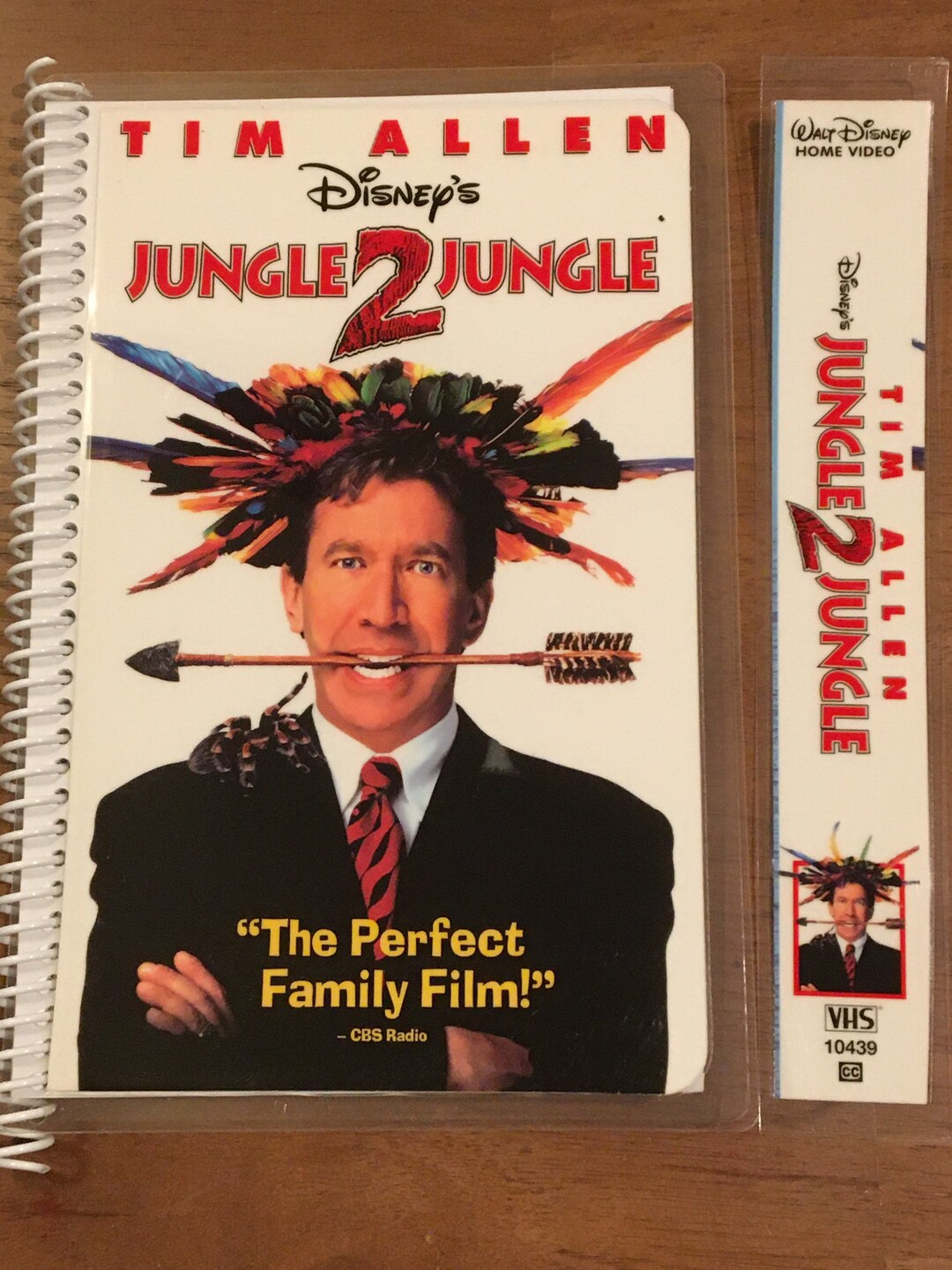 Upcycled VHS Jungle 2 Jungle Movie Notebook, Journal, Sketch, Autograph ...