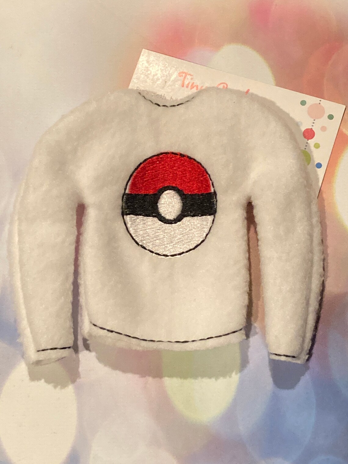 Pokemon Ball Inspired Fleece Sweater Jumper for Elf, Pixie, or Fashion ...