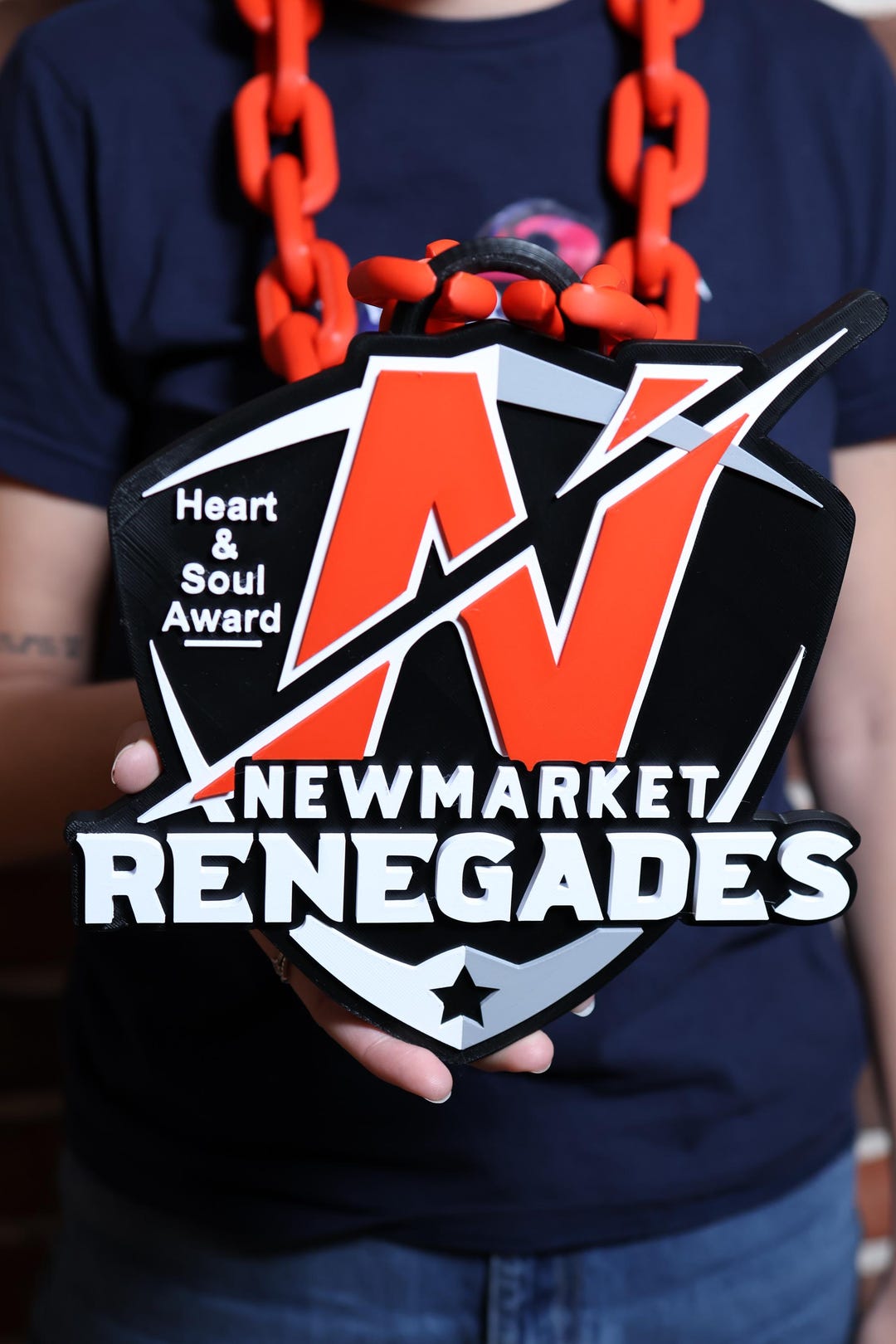 Custom Fan Chains 3D Printed Oversized, Turnover Chain, Custom Logo ...