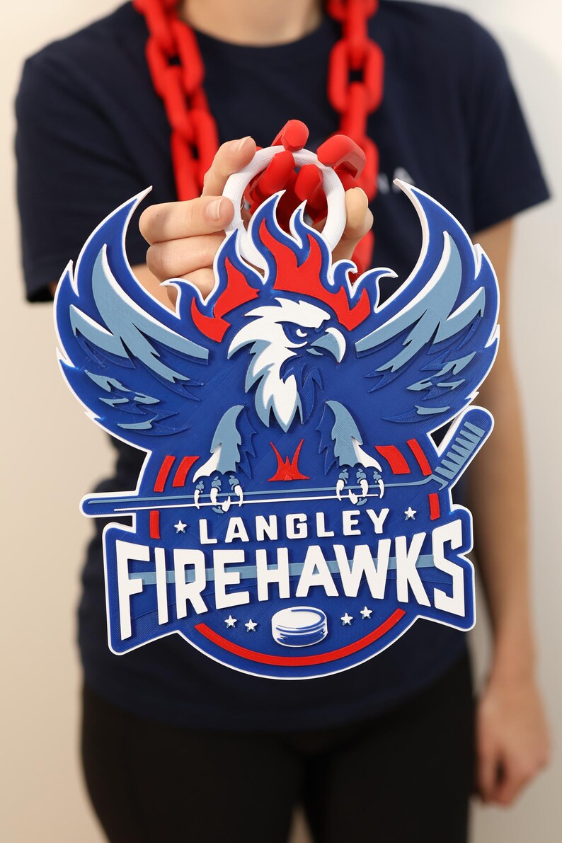 Custom Fan Chains 3D Printed Oversized, Turnover Chain, Custom Logo ...