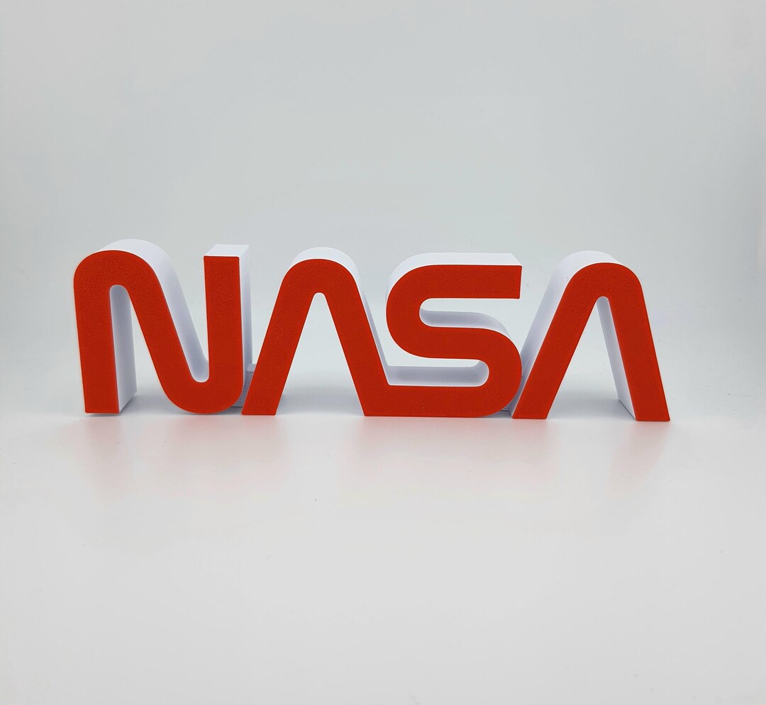 NASA Logo 3D Printed Customizable Space Memorabilia Ideal Gift for ...