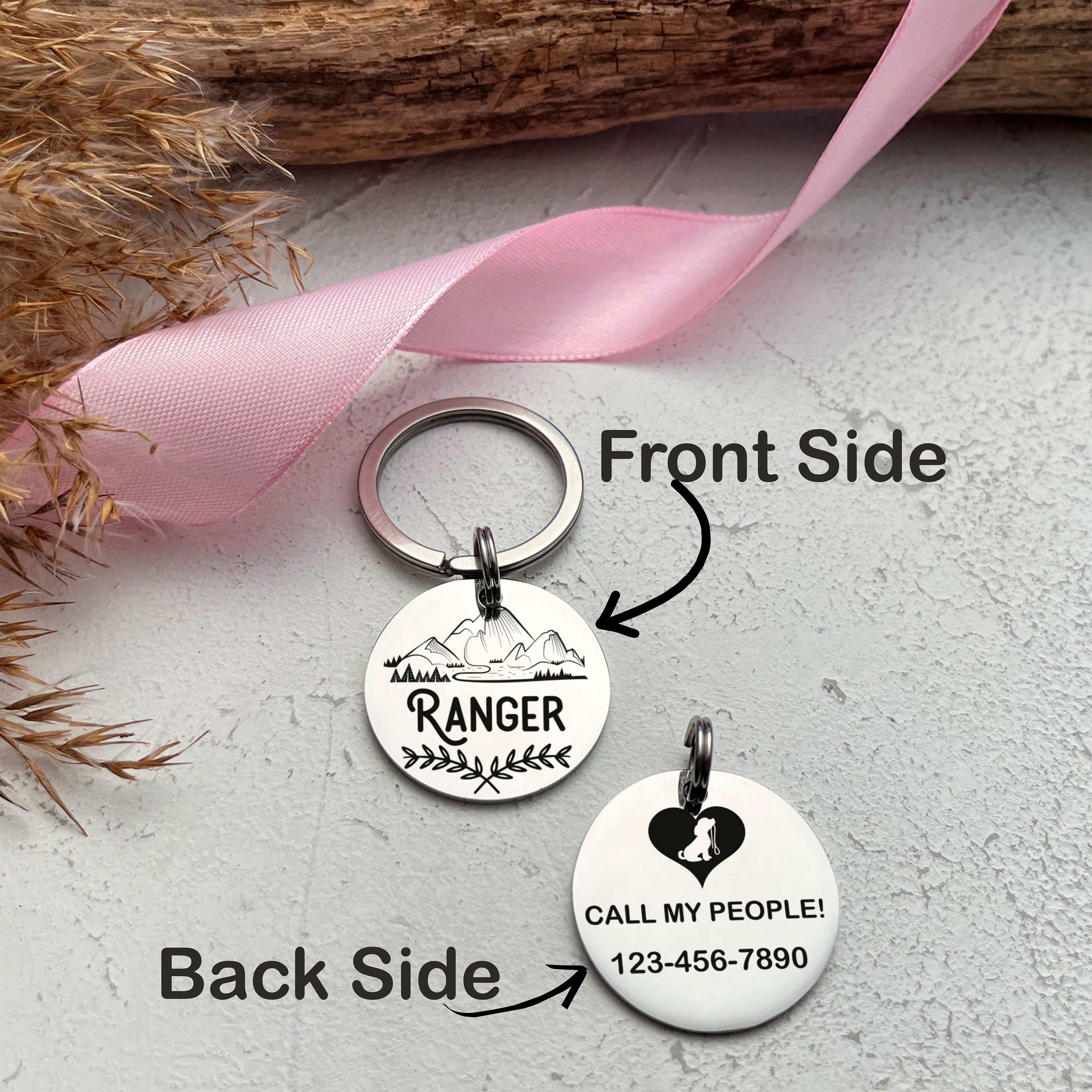 Funny Dog Tag, Custom Dog Tag, Dog Tag Necklace, Engraved Dog ID Tag ...
