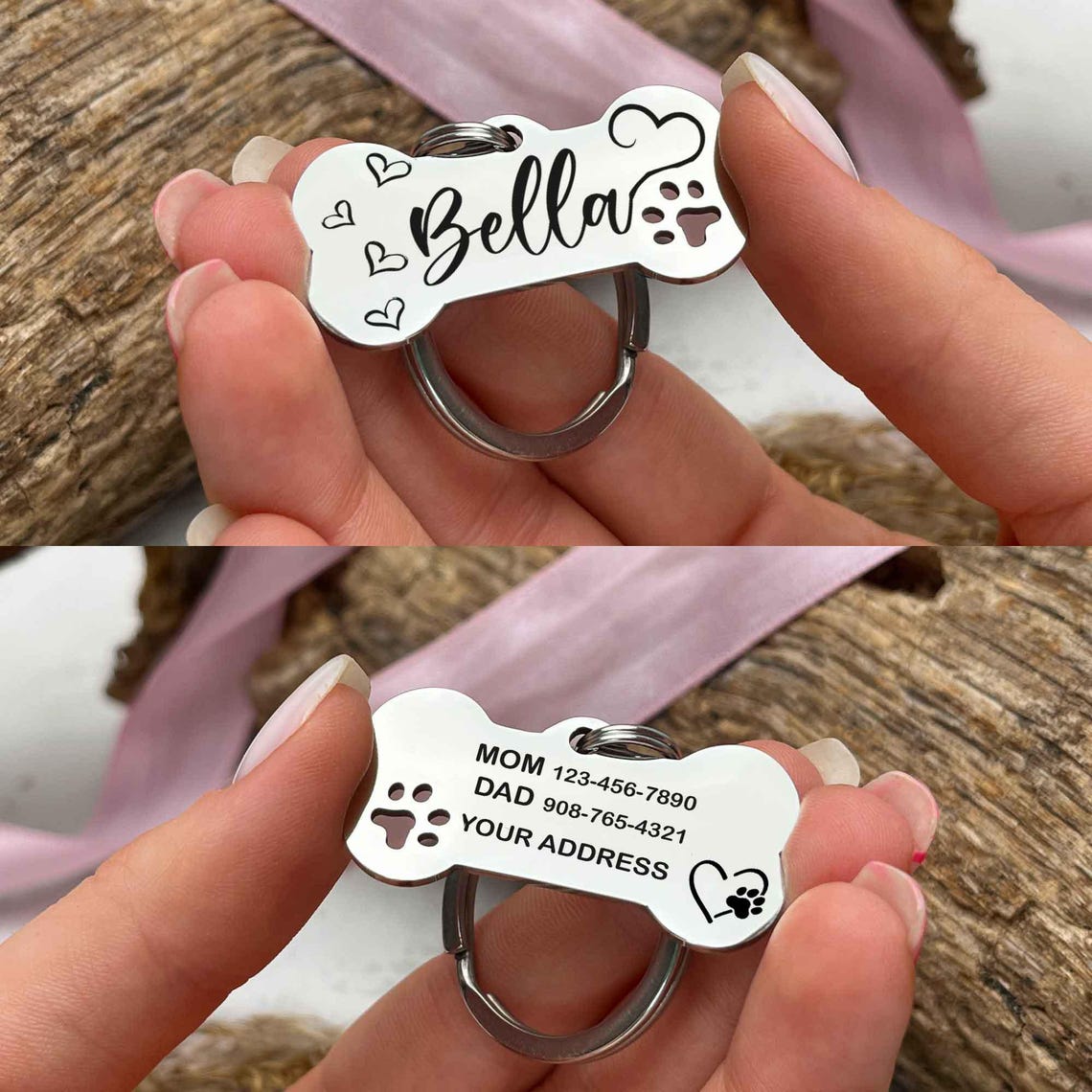 Dog Tag, Dog ID Tag, Dog Name Tag, Custom Dog Tag, Engraved Dog Tag ...