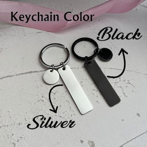 Personalized Keychain, Men's Custom Keychain Engraved, Hand stamped ...