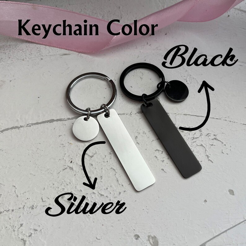Personalized Keychain, Men's Custom Keychain Engraved, Hand stamped ...