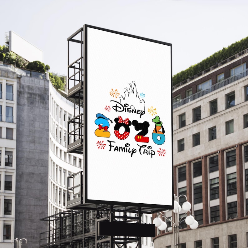 2026 Disney Trip to Walt Disney World DTF Transfer, Disney Family ...