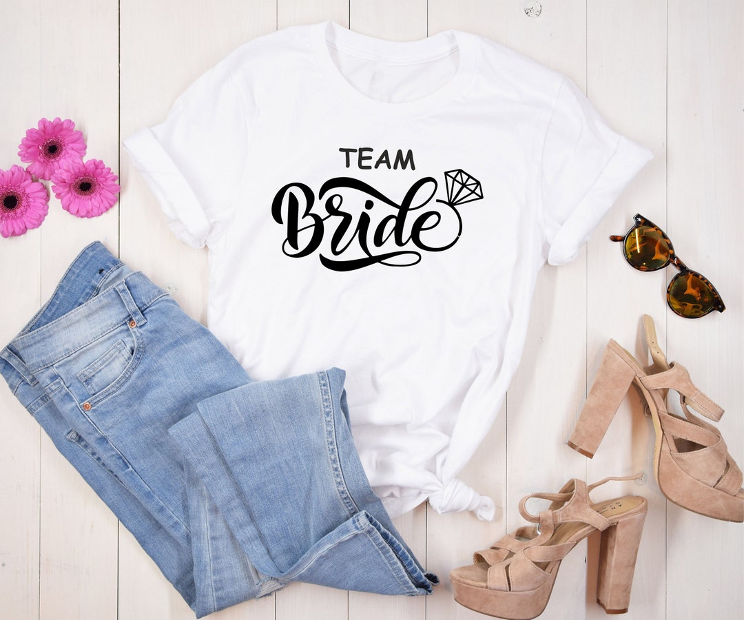 Team Bride T-shirt: Bachelorette Party Squad Shirt - Etsy