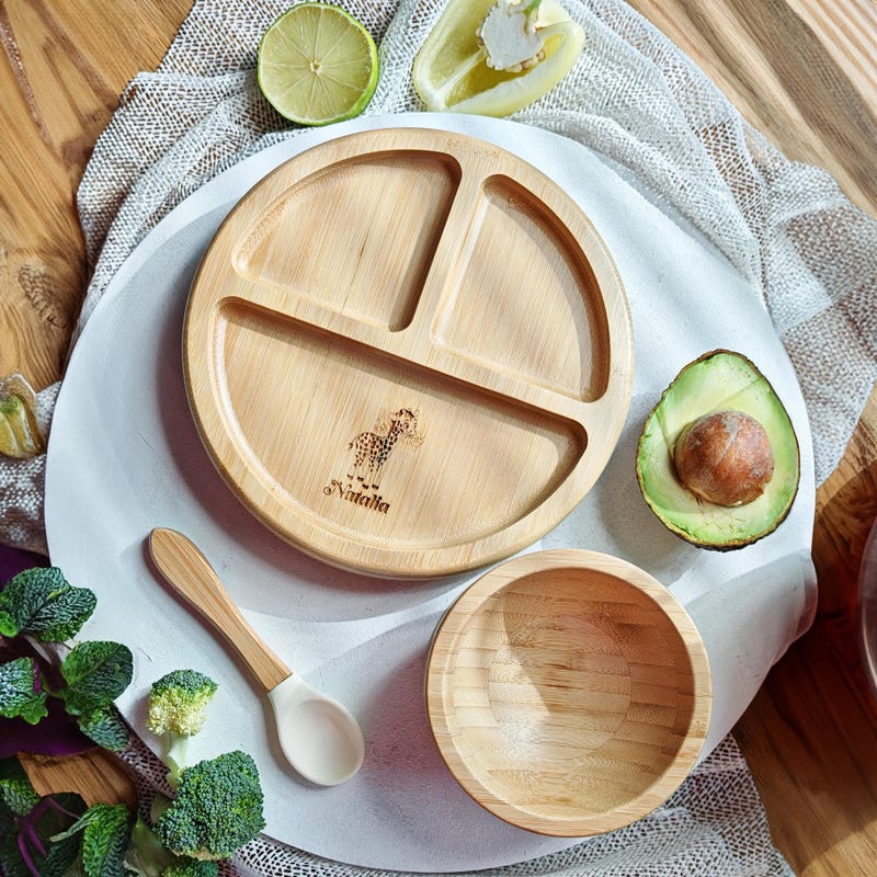 Bamboo Bamboo Plates - Etsy