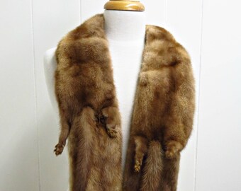 Vintage mink stole | Etsy