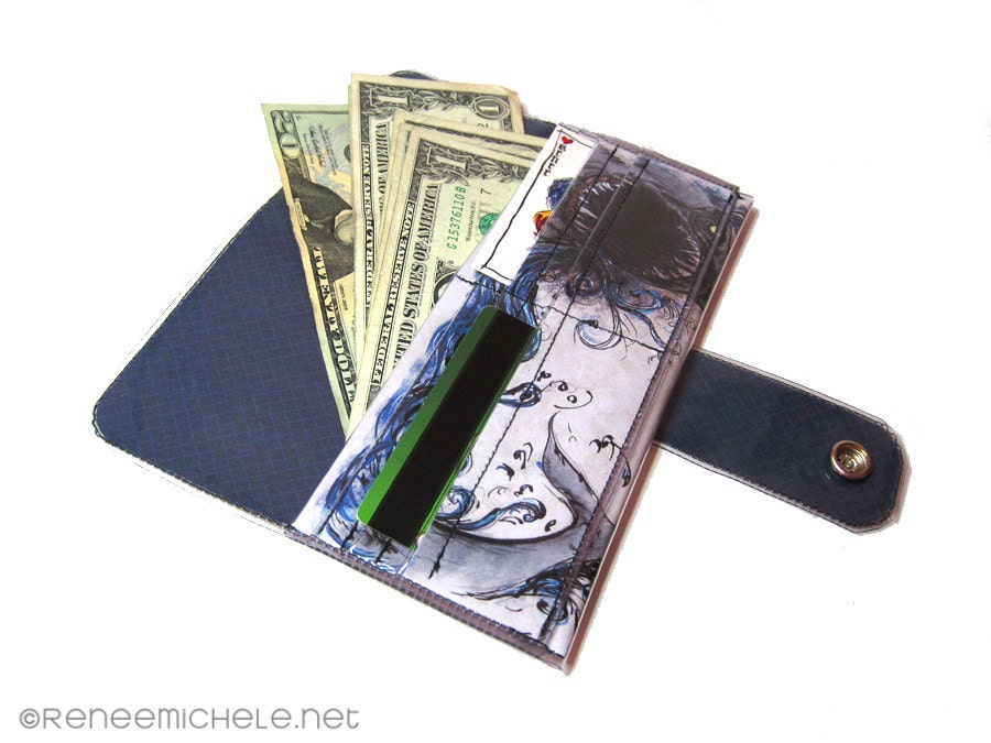 Shark Attack Vinyl Large Wallet | Etsy