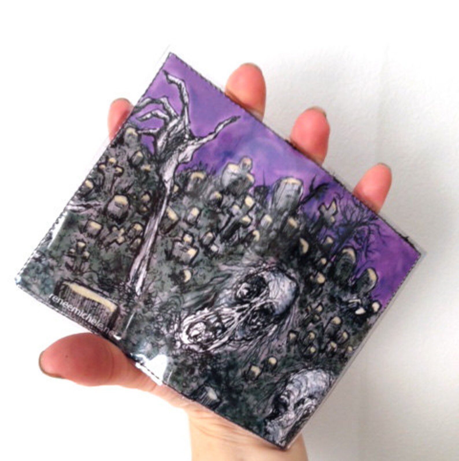 Zombie Bifold Snap Wallet | Etsy