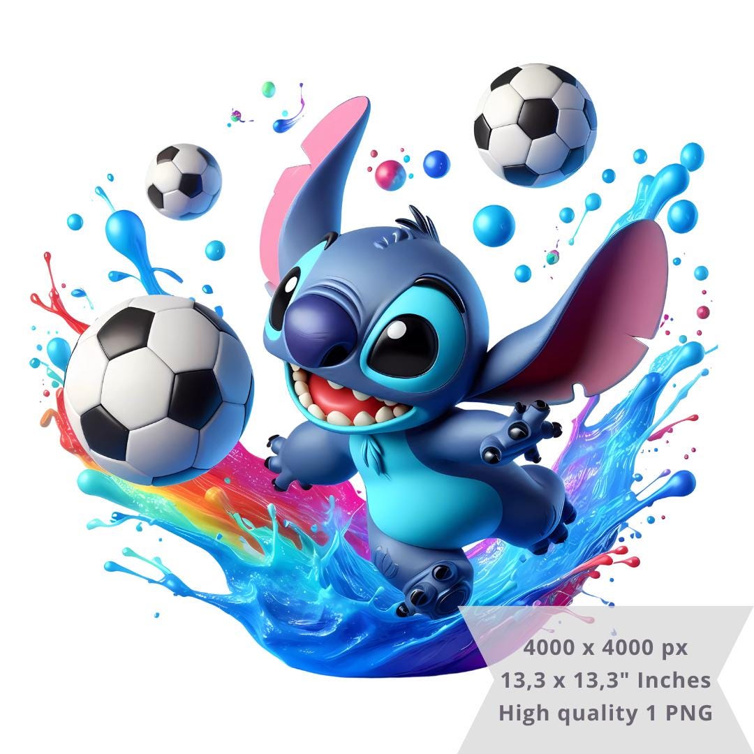 1 PNG Stitch Splash Balls, Clipart Images, Digital Design PNG File for ...